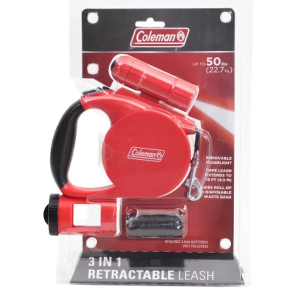 Coleman | Dog | New Coleman 3in Pet Retractable Leash Red | Poshmark